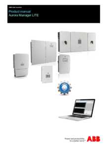 Aurora Manager LITE- Product Manual EN (M000006DG) (1) | Wind Turbine ...